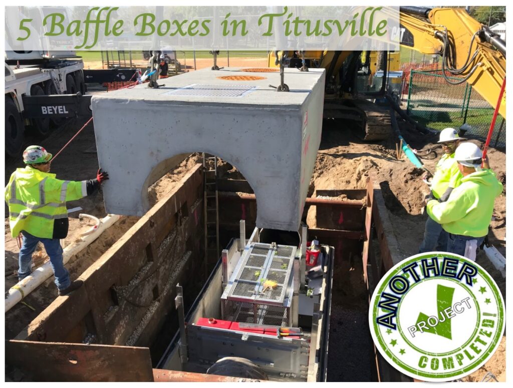 ST Project – 5 Baffle boxes in Titusville > Brevard Indian River Lagoon ...